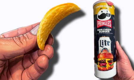 Pringles Miller Lite Beer-Battered Onion Rings Potato Chips (Food ...